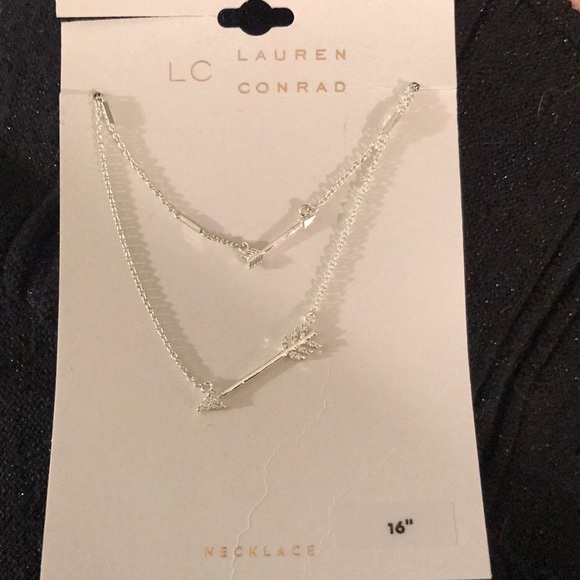 LC Lauren Conrad | Jewelry | Lc Lauren Conrad Silver Double Arrow ...